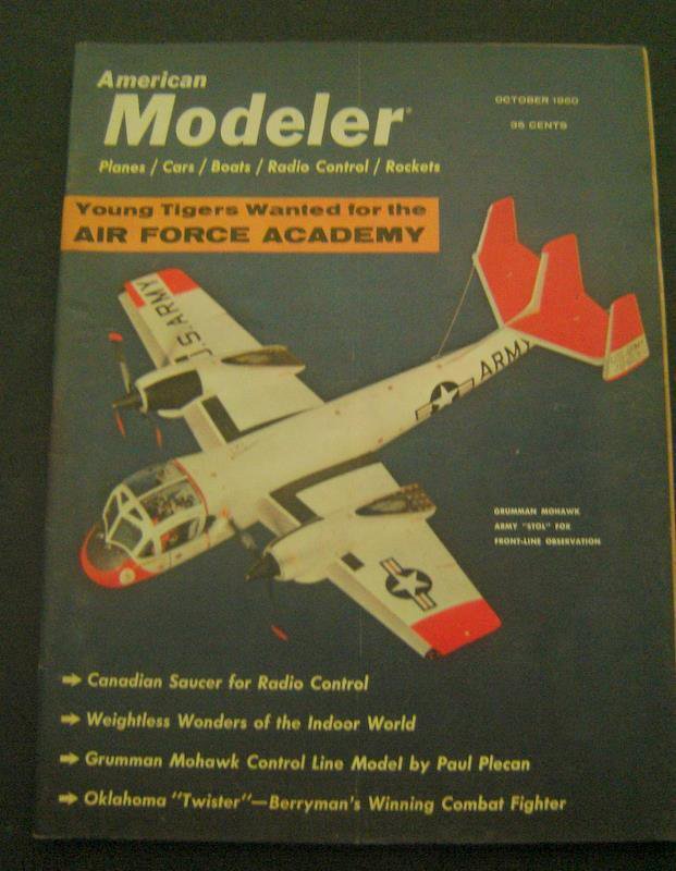 AMERICAN MODELER Magazine October 1960 Planes Boats Cars Photos Plans