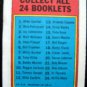 1970 The Mike EPSTEIN Story 8 Page Cartoon BOOKLET # 12 Washington Senators