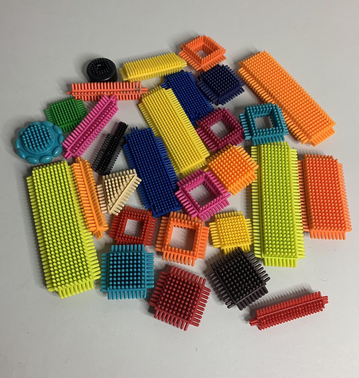 Interlocking Building Bristle Blocks 30 PCS Playset Building