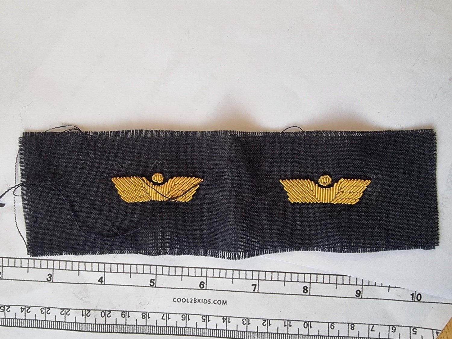 Argentina Air Force Commodore Rank Gold Thread Patch NOS #3