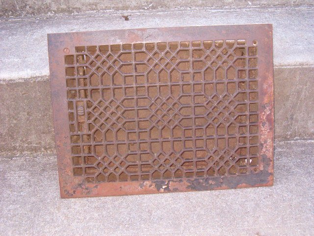 Square Cast Iron Floor Grate