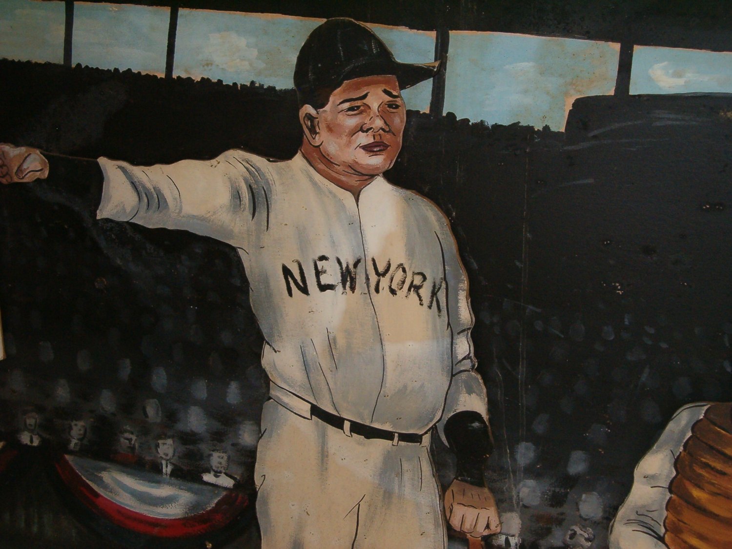 Babe Ruth (Babe Ruth's Called Shot) World Series Baseball Painting 1932