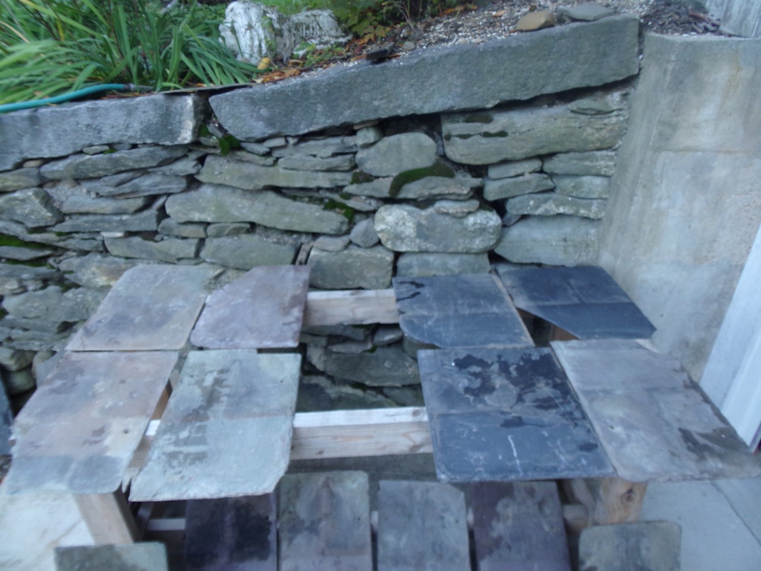 Vintage Box of Roof Slate for Repurpose