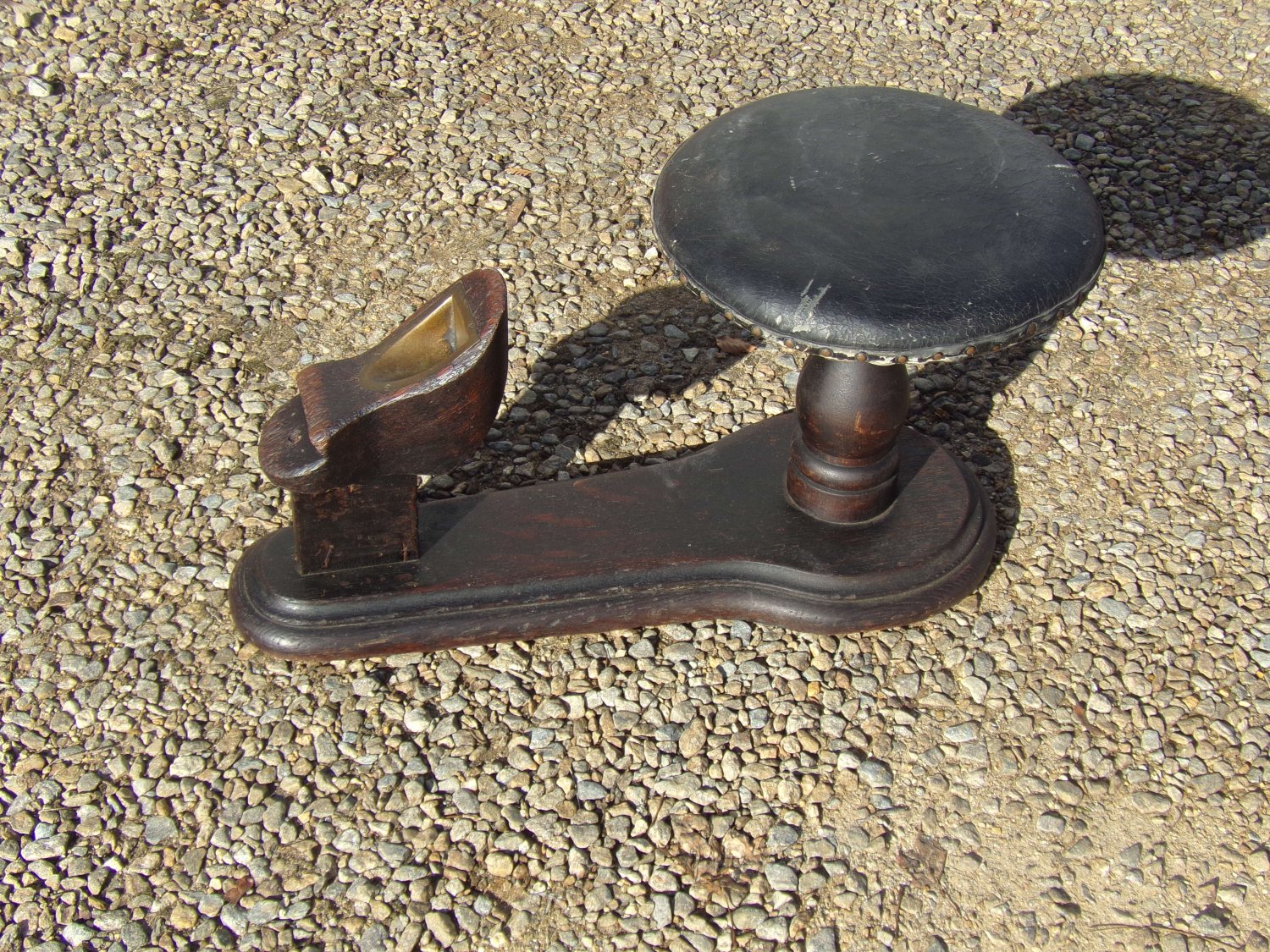 Antique Shoe Store Salesmans Shoe Fitting Stool