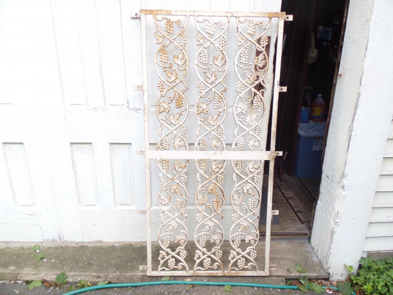 Vintage Steel Window or Door Grate