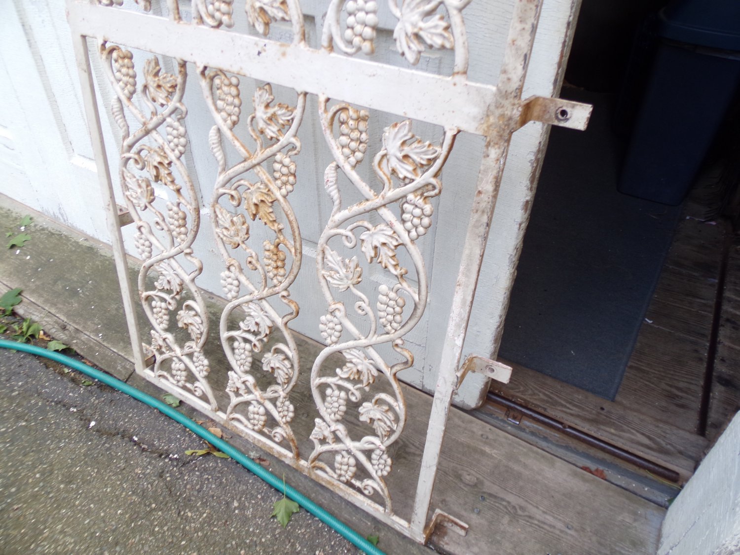 Vintage Steel Window or Door Grate