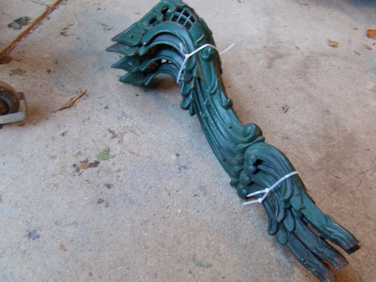 Antique Cast Iron Victorian Table Legs