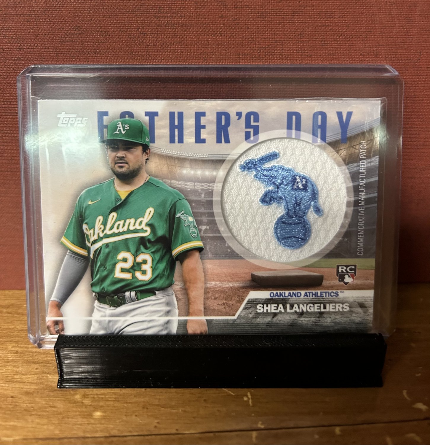 2023 Topps Father's Day Team Logo Patch Shea Langeliers #FD-SL RC