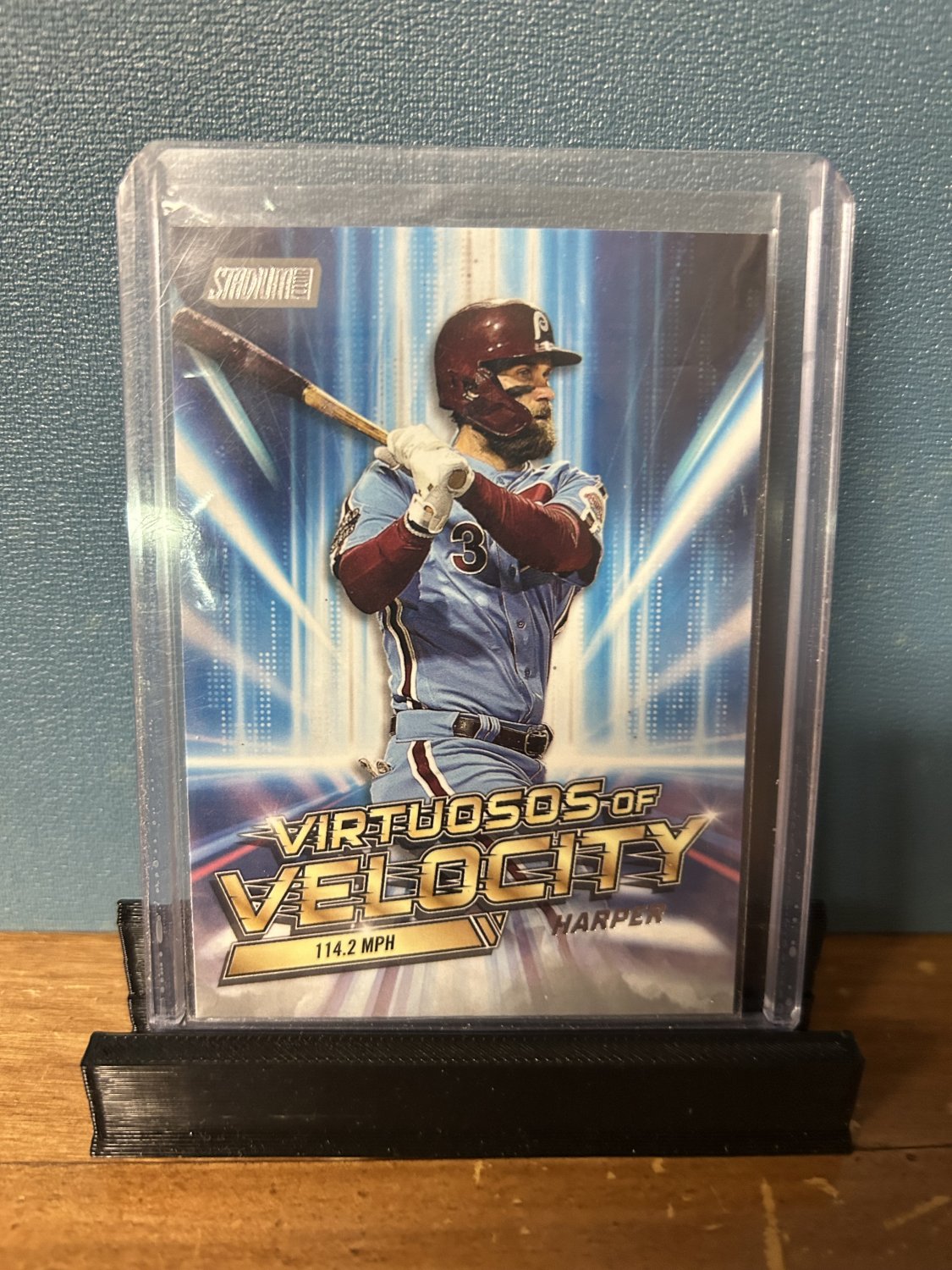 2023 Topps Stadium Club Virtuoso of Velocity Bryce Harper #VV-3