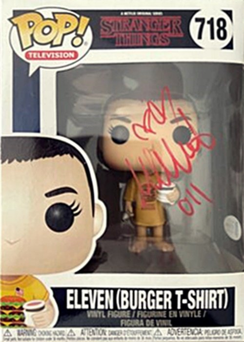 Millie Bobby Brown Signed Stranger Things Eleven 11 011 Funko Pop Auto ...