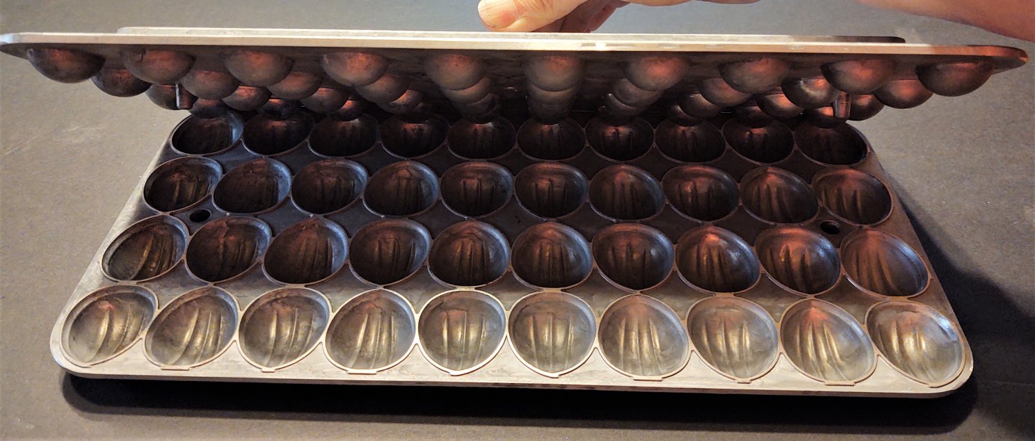 Russian Oreshki Oreshnitsa 40-cavity walnut cookie mold maker form FOR ...