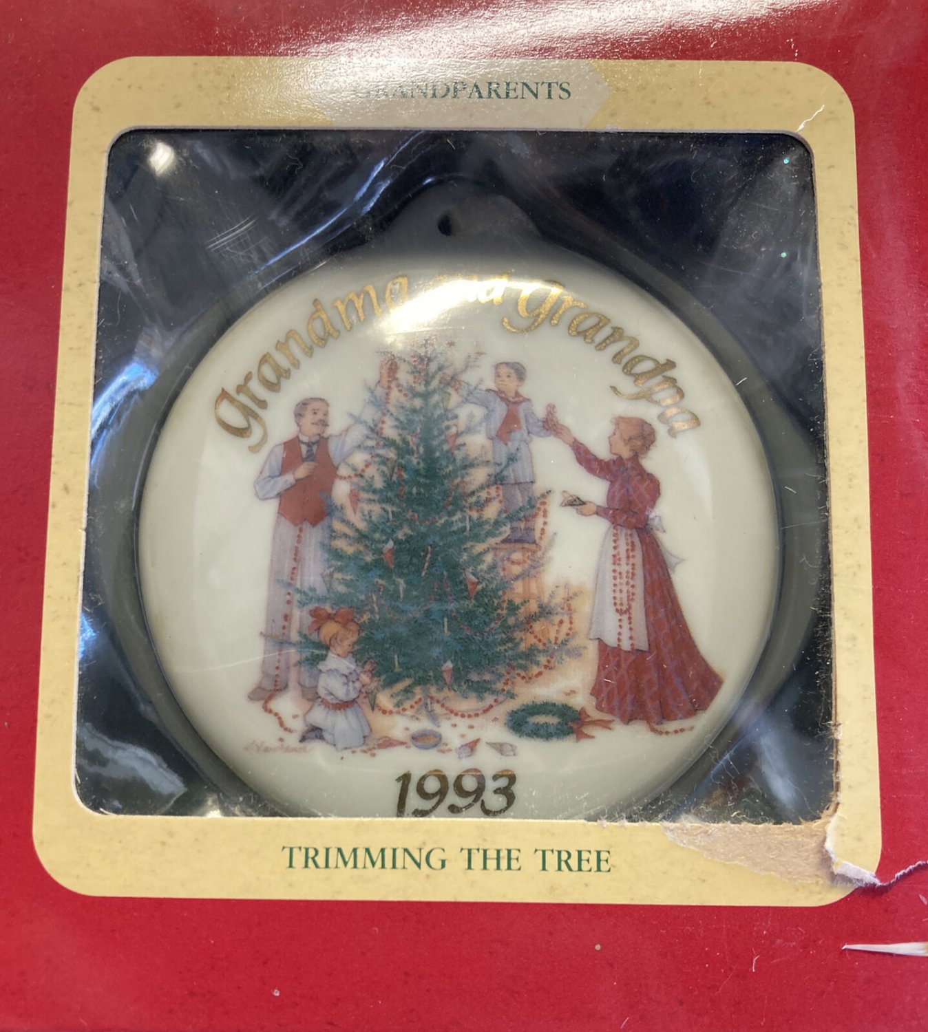 1993 CARLTON CARDS Heirloom Collection GRANDMA GRANDPA Christmas ... 1993 CARLTON CARDS Heirloom Collection GRANDMA GRANDPA Christmas ...