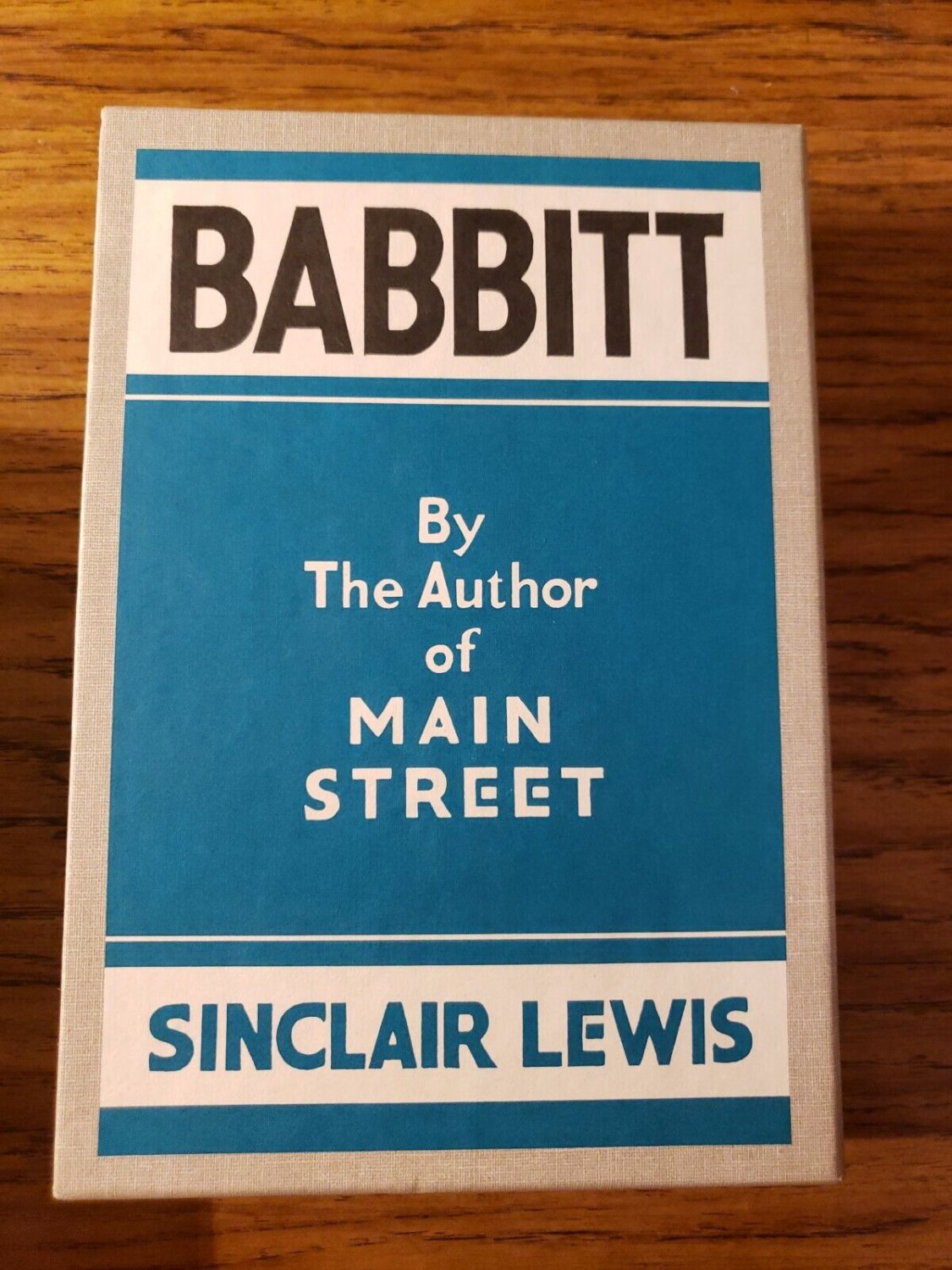 Sinclair Lewis MAIN STREET/BABBITT First Edition Library (FEL) Facsimile