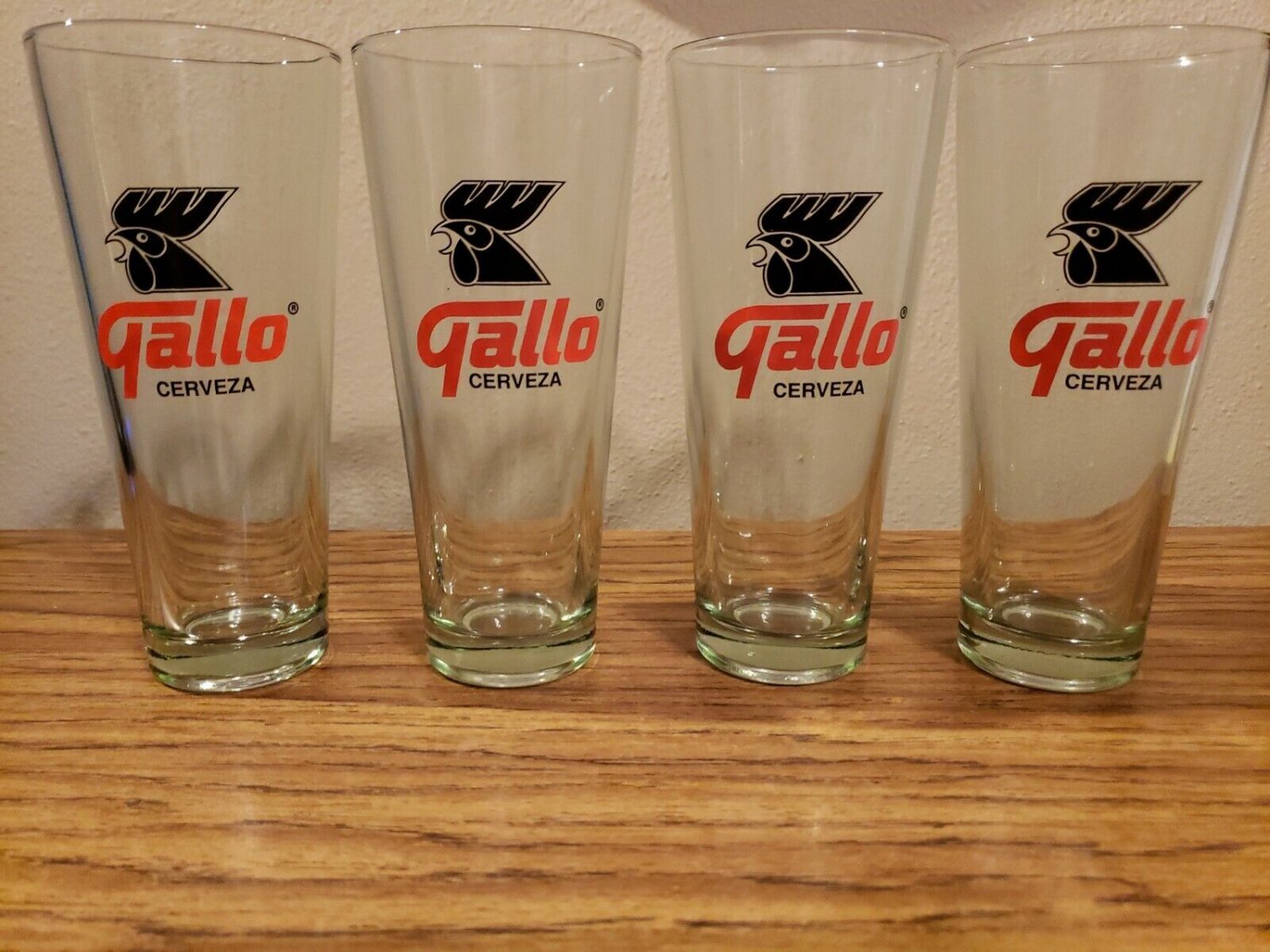 Gallo Cerveza Beer Shot Glasses Set of 4