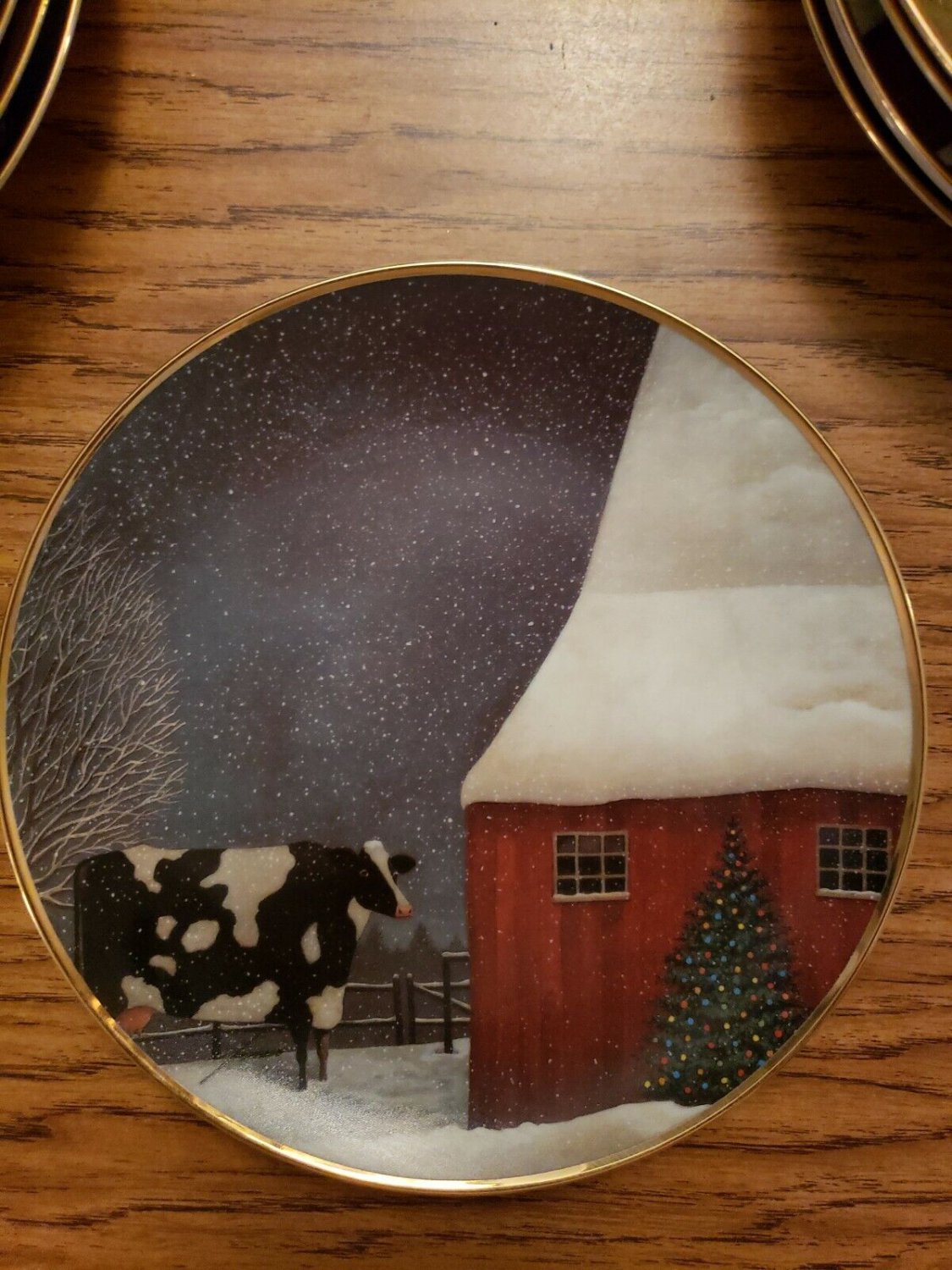 Franklin Mint American Folk Art Collection BARNYARD CHRISTMAS Collector ...