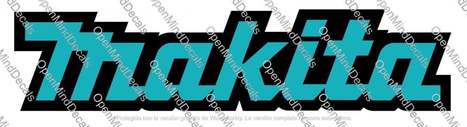 Makita Vinyl Decal Sticker Waterproof