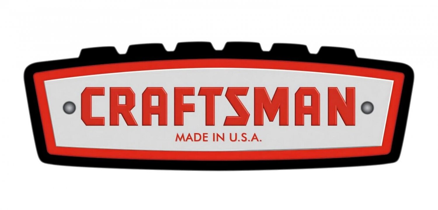 1 3/4" Craftsman crown logo Vinyl Decal Sticker Waterproof (10 ea.)