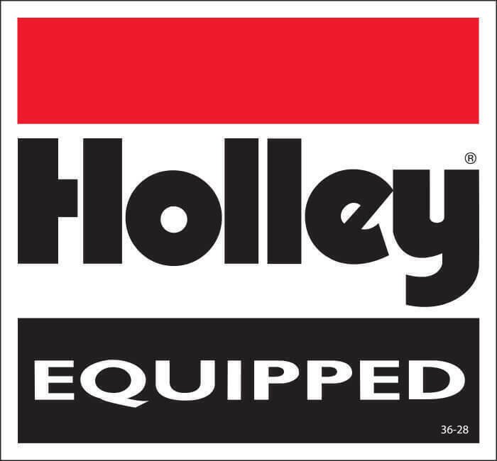 HOLLEY Equipped Color Vinyl Decal Sticker Waterproof