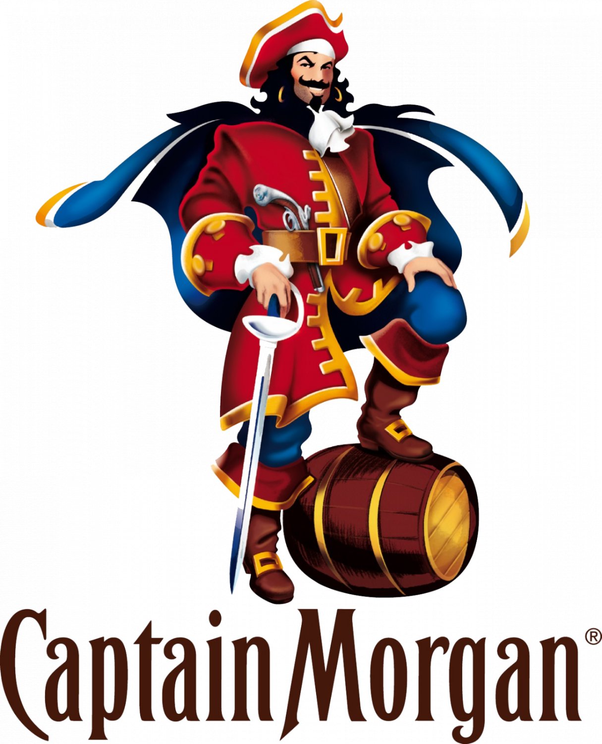 CAPTAIN MORGAN Color Vinyl Decal Sticker Waterproof