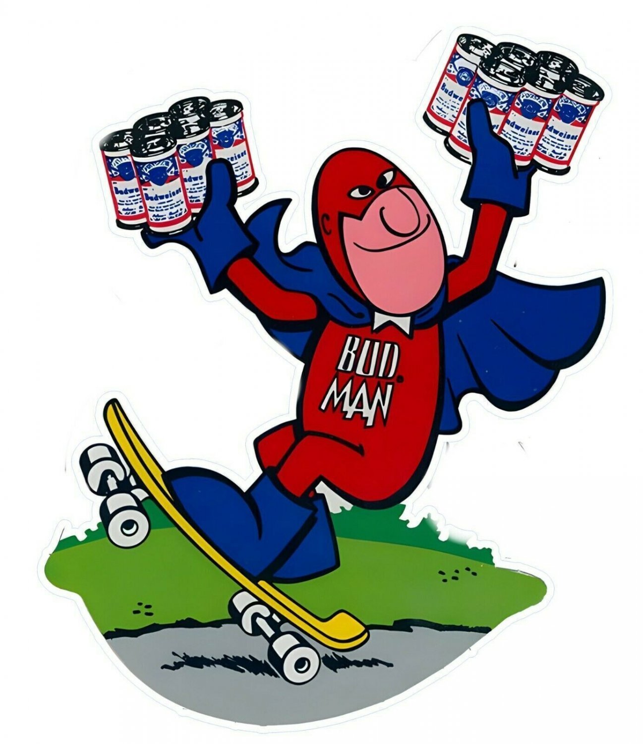 Bud Man Vinyl Decal Sticker Waterproof