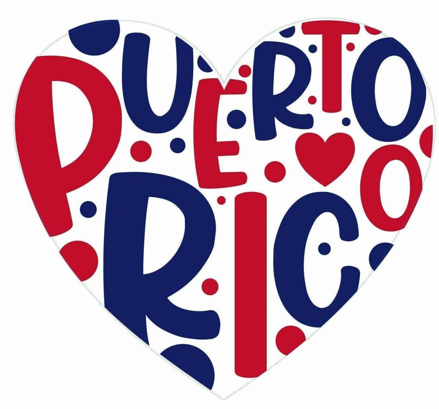 Puerto Rico color Vinyl Decal Sticker Waterproof