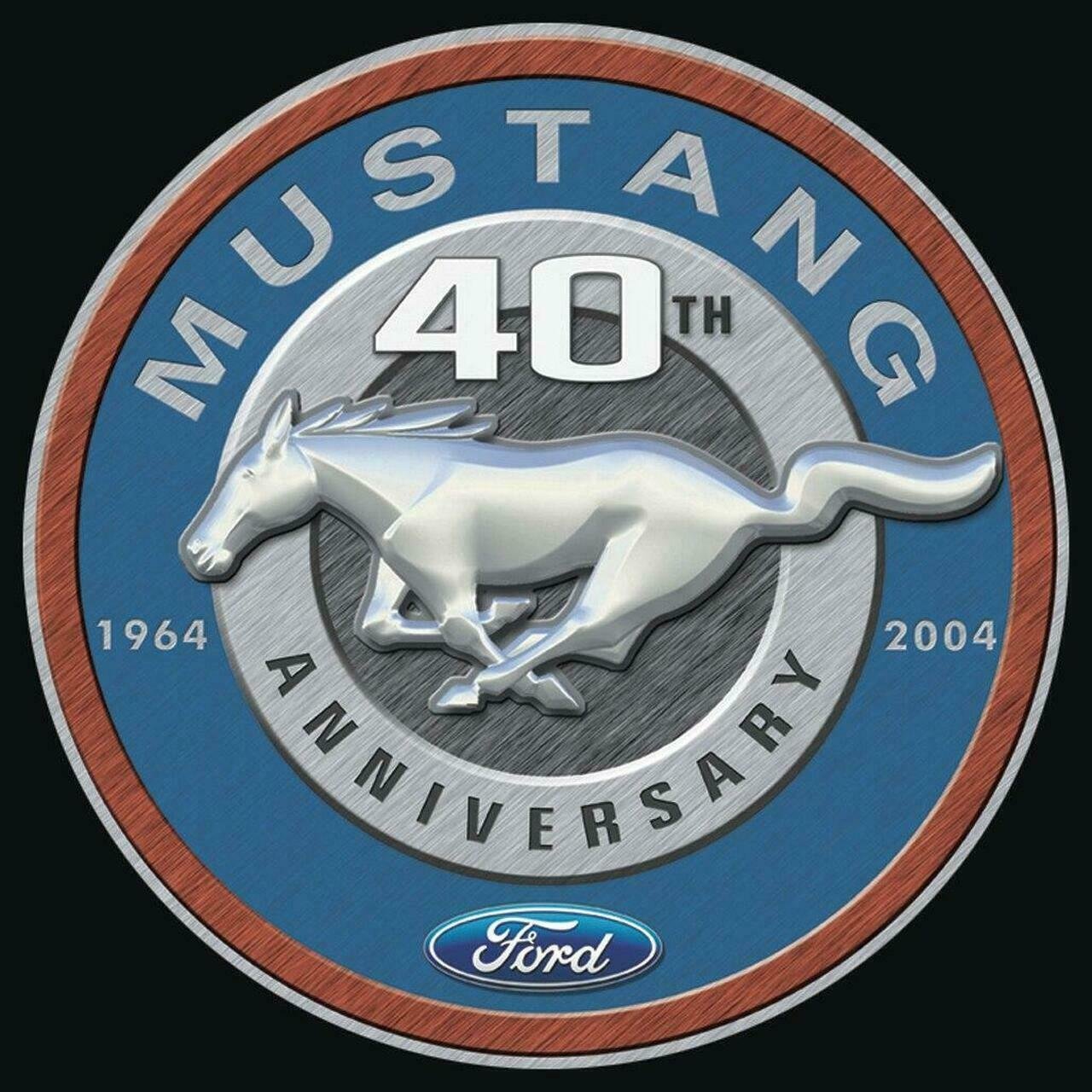 Ford Mustang 40th Vinyl Decal Sticker Waterproof