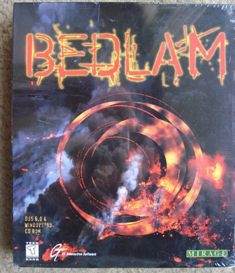 Bedlam PC computer video game - MIB, never opened!