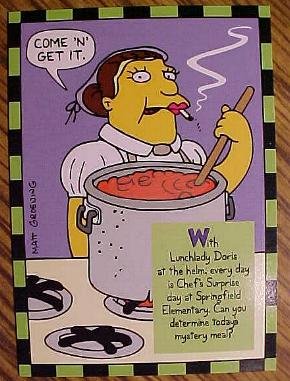 1994 Skybox Simpsons Smell-O-Rama card #10 Scratch and Sniff NM/M