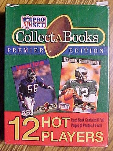 1990 Pro Set Collect-a-Books NFL football series 2 - 12 players, MIB