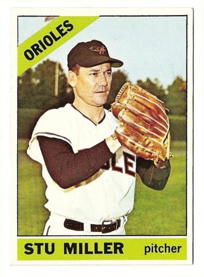 1966 Topps baseball card #265 (B) Stu Miller NM Baltimore Orioles