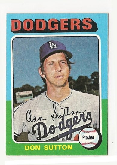 1975 Topps baseball card #220 Don Sutton MINI (NM/M) Los Angeles Dodgers