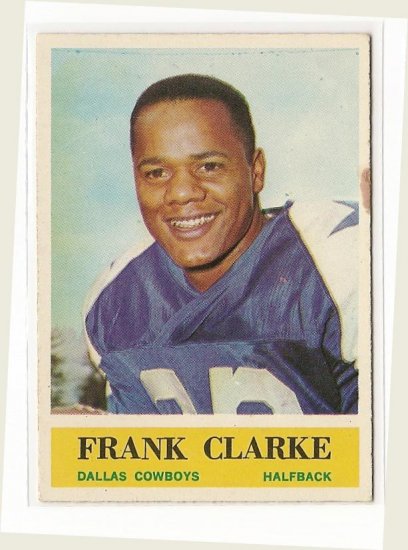 1964 Philadelphia (Philly) football card #44 Frank Clark VG/EX Dallas ...