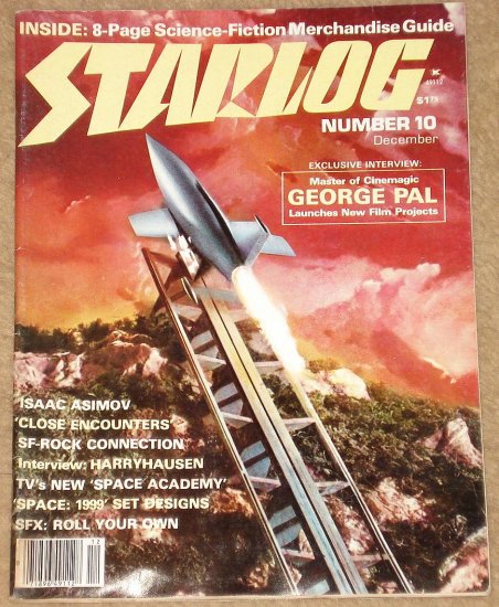 Starlog magazine #10 (B) 1977 Star Trek & Wars, Space 1999, George Pal ...