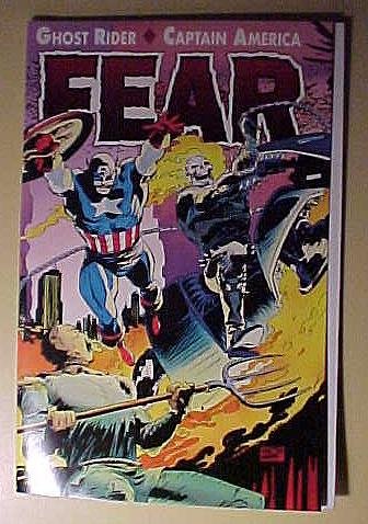Marvel Comics Ghost Rider & Captain America FEAR deluxe format comic ...