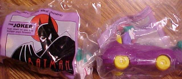Batman Animated Series Joker 1993 McDonalds Happy Meal toy, MIP Never ...