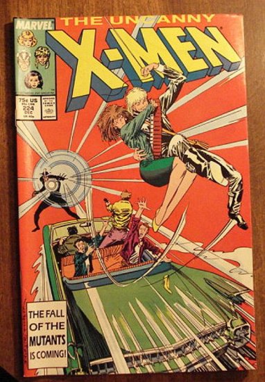Uncanny X-Men comic book #224 Marvel comics