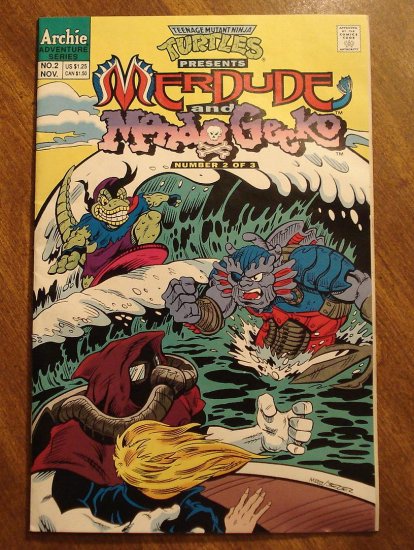 Teenage Mutant Ninja Turtles (TMNT) - Merdude & Mondo Gecko comic book ...