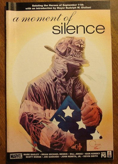 A Moment of Silence #1 comic book - Marvel comics - 9/11 tribute