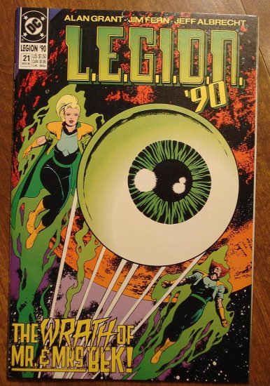 L.E.G.I.O.N. '90 #21 comic book - DC Comics, Legion of Super-Heroes, LSH