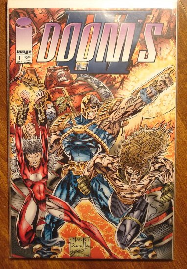 Doom's IV (4) #'s 1, 2, 3, 4 comic book - Image Comics