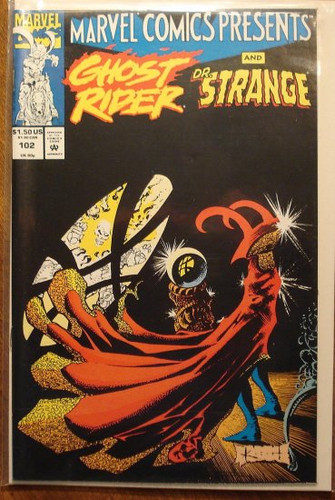Marvel Comics Presents #102 comic book, Dr. Strange, Ghost Rider