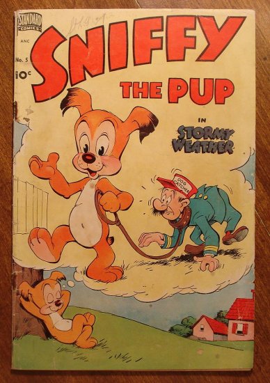 Sniffy The Pup #5 comic book 1949 Standard comics
