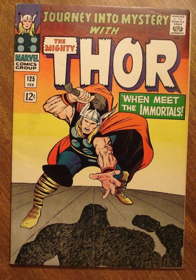 Journey Into Mystery - Thor #125 comic book, 1966, Marvel Comics, Jack ...