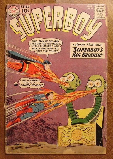 Superboy #89 (1961) comic book - DC Comics, First appearance of Mon-El!