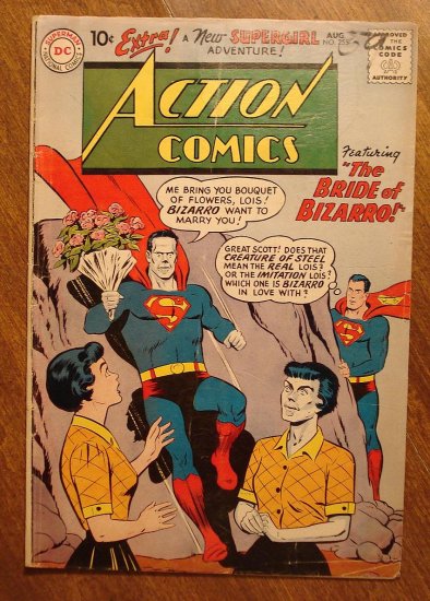 Action Comics #255 (1959) comic book DC Comics Superman, Supergirl ...