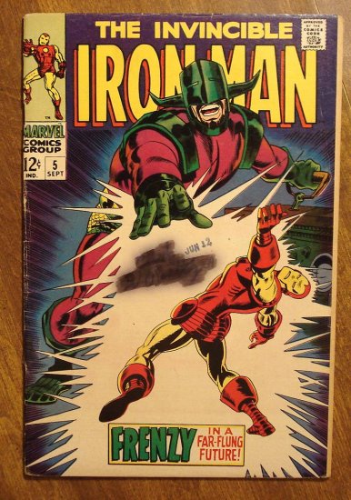 Iron Man #5 (1968) comic book, Marvel Comics