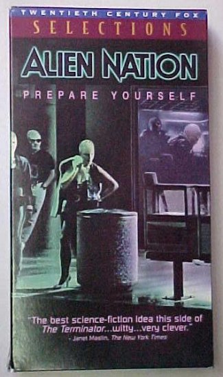 Alien Nation VHS video tape movie film, James Caan, Mandy Pantinkin