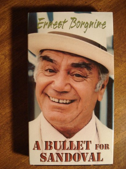 A Bullet for Sandoval VHS video tape western movie film, Ernest Borgnine