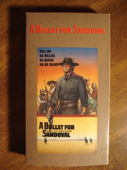 A Bullet for Sandoval VHS video tape movie film, Ernest Borgnine ...