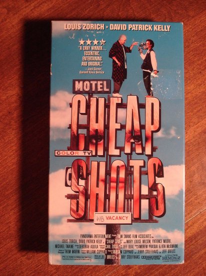 Cheap Shots VHS video tape movie film, Louis Zorich, David Patrick Kelly